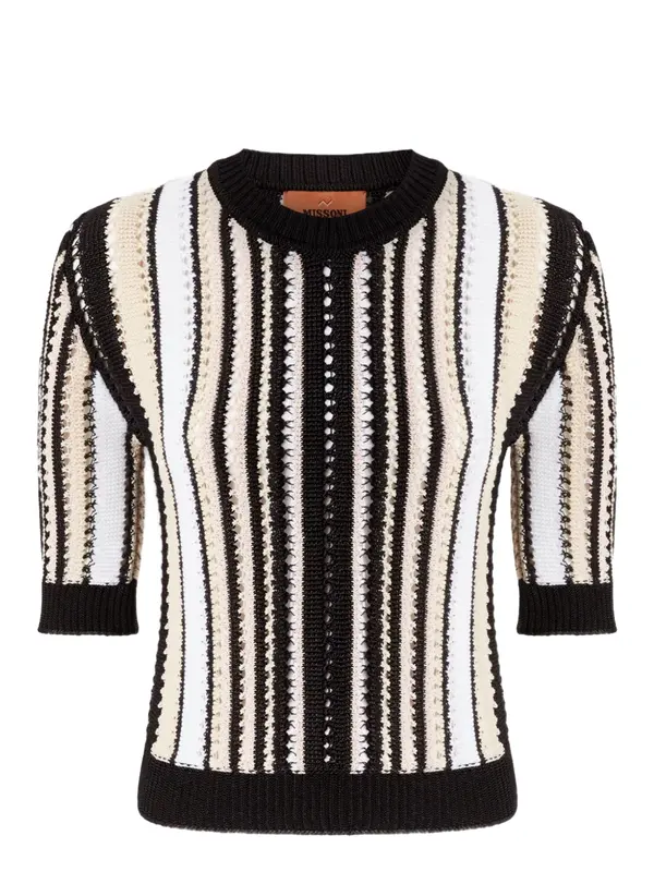 Missoni Striped Sweater - Black