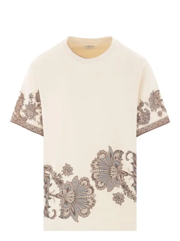 Etro Printed T-shirt - Neutrals