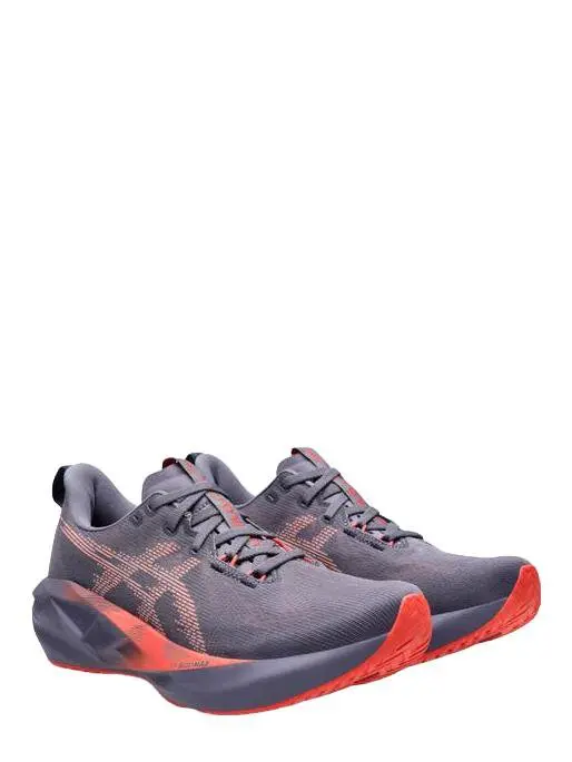 Asics Novablast® 5 Athletic Sneakers - Greyish Purple/ Coral Reef