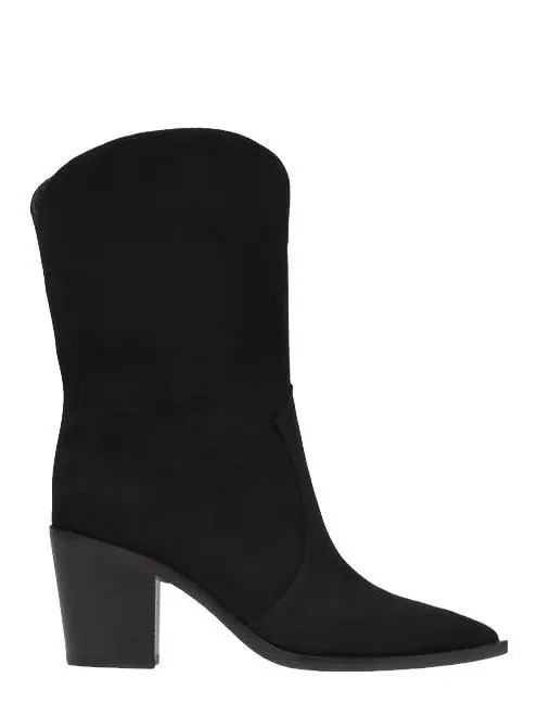GIANVITO ROSSI Denver Booties - Black Suede