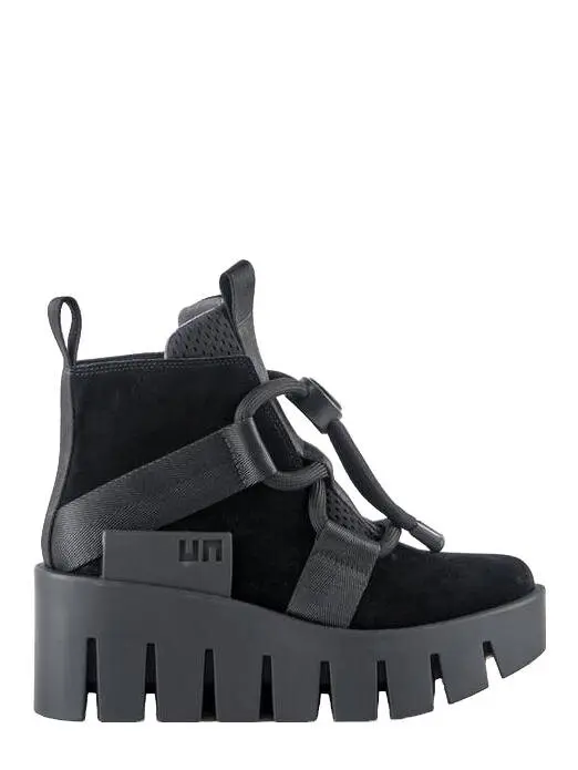 United Nude Grip Nomad Lo Platform Lug Booties - Black