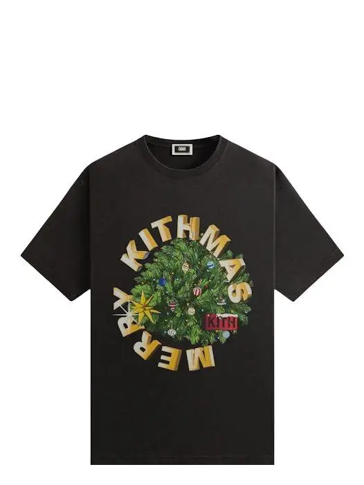 Kith Mas Tree Vintage Tee Shirt - Black