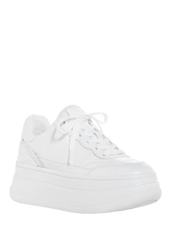 Michael Kors Hayes Platform Sneakers - Optic White