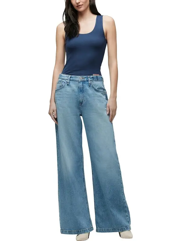 Hudson Jeans Jodie High-rise Wide-leg Jeans - Aspen