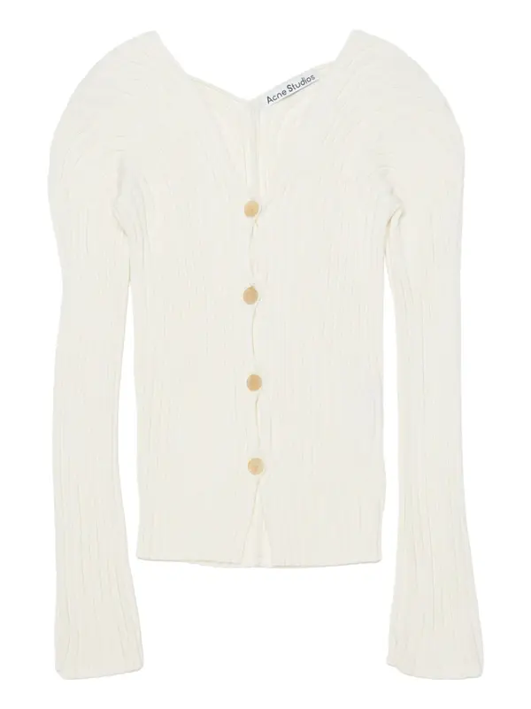 Acne Studios Cotton Cardigan - Neutrals