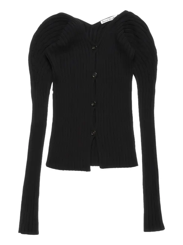 Acne Studios Button-up Cardigan - Black