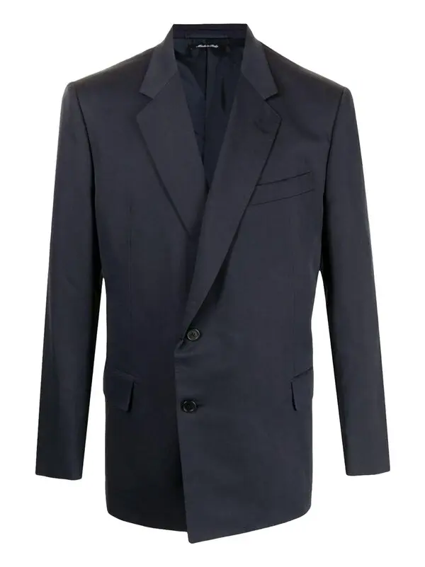 Dunhill Single-breasted Blazer - Blue