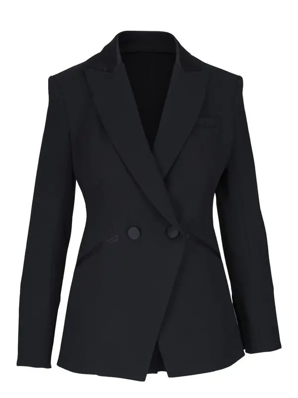 Veronica Beard Double-breasted Blazer - Black