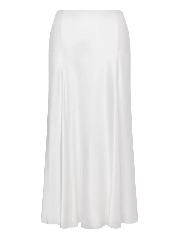 Alberta Ferretti Mid-length Straight Skirt - White