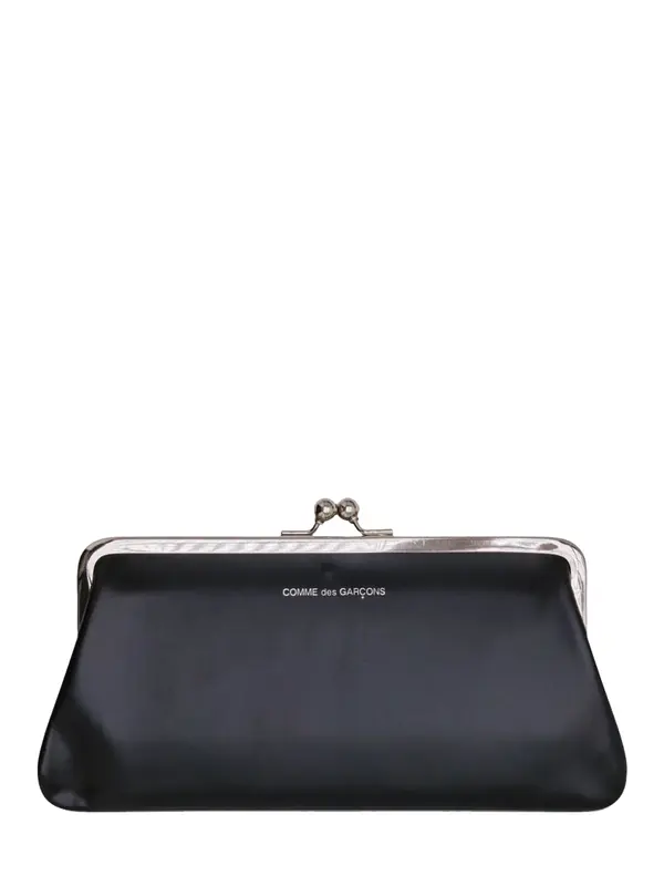 Comme Des Garçons Kiss-clasp Purse - Black