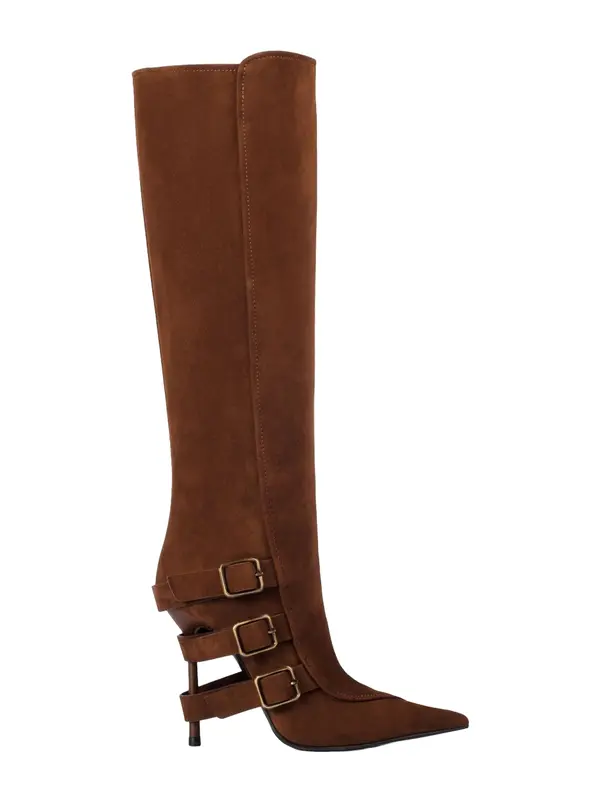 LE SILLA 120mm Courtney Boots - Brown
