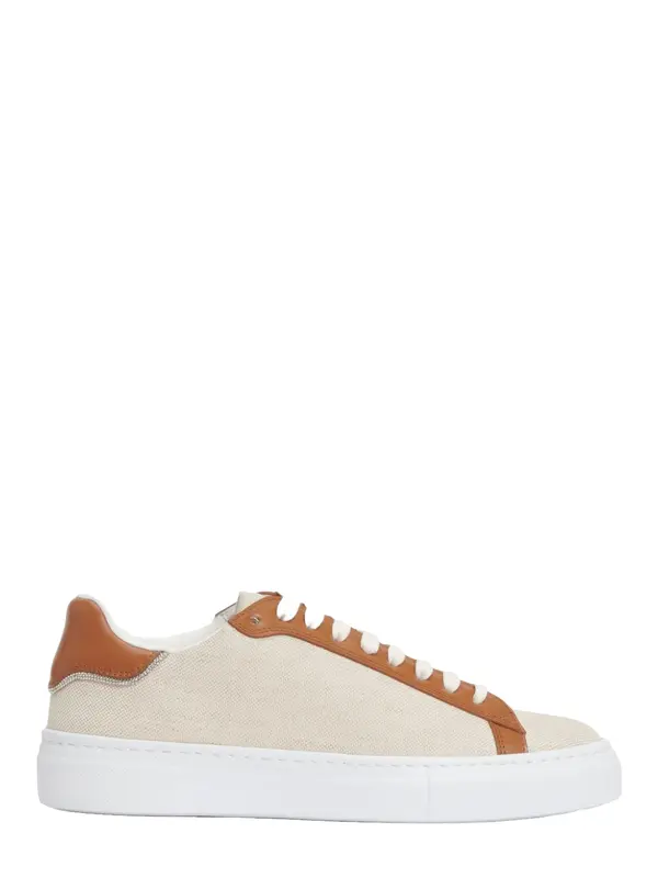 Fabiana Filippi Two-tone Lace-up Sneakers - Neutrals