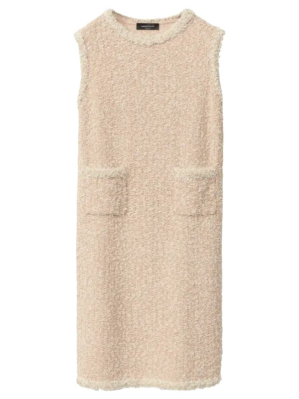 Fabiana Filippi Tweed Minidress - Pink