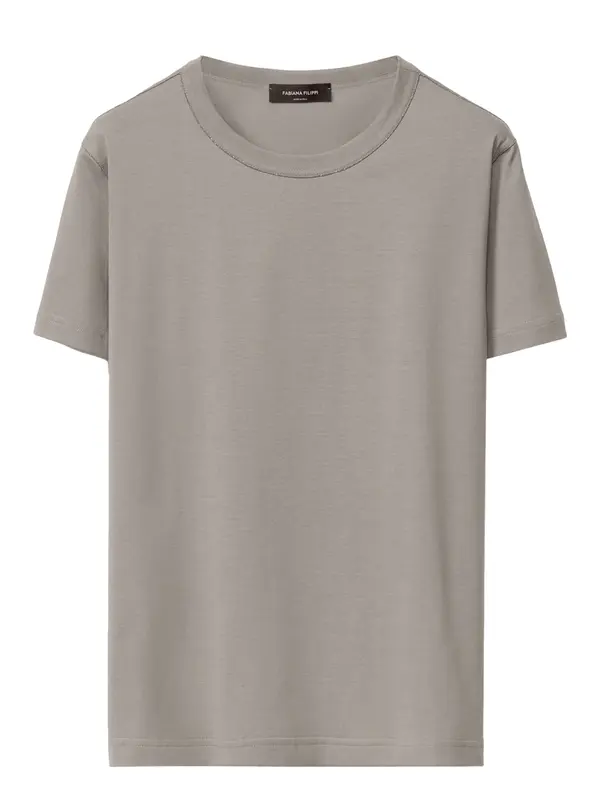 Fabiana Filippi Jersey T-shirt - Grey