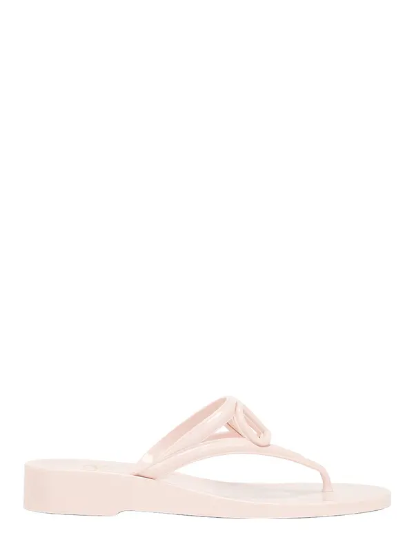 Valentino Garavani Vlogo Thong Sandal - Rose Quartz
