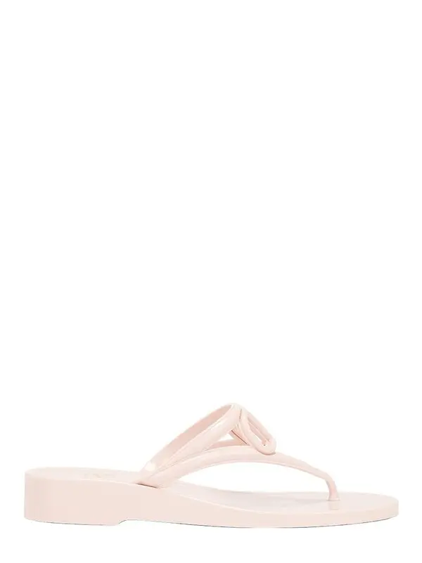Valentino Garavani Vlogo Thong Sandal - Rose Quartz