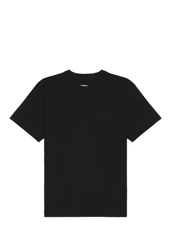 Sacai Side Zip T-shirt - Black