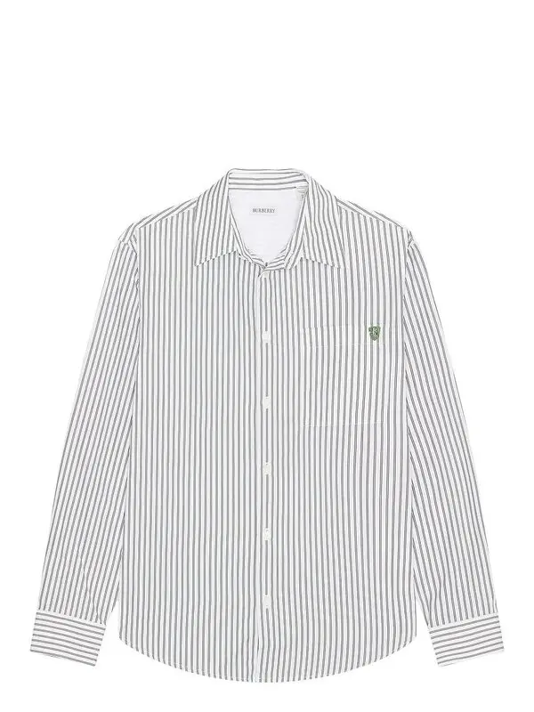 Burberry Casual Shirt In White - Conifer & Chalk