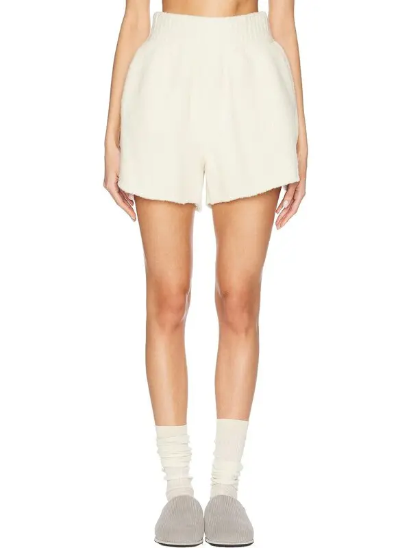 AISLING CAMPS Felted Boxer Short - Ivory