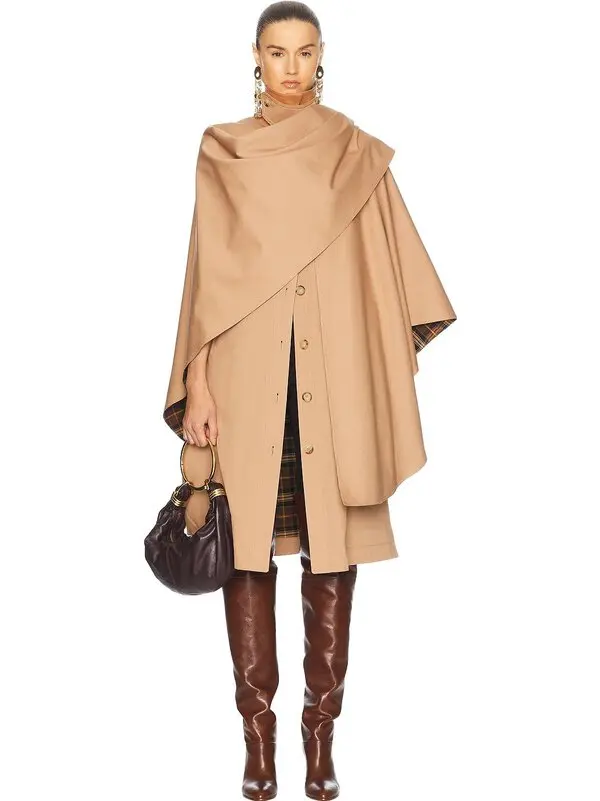 Chloé Cotton Gabardine Coat - Cheek