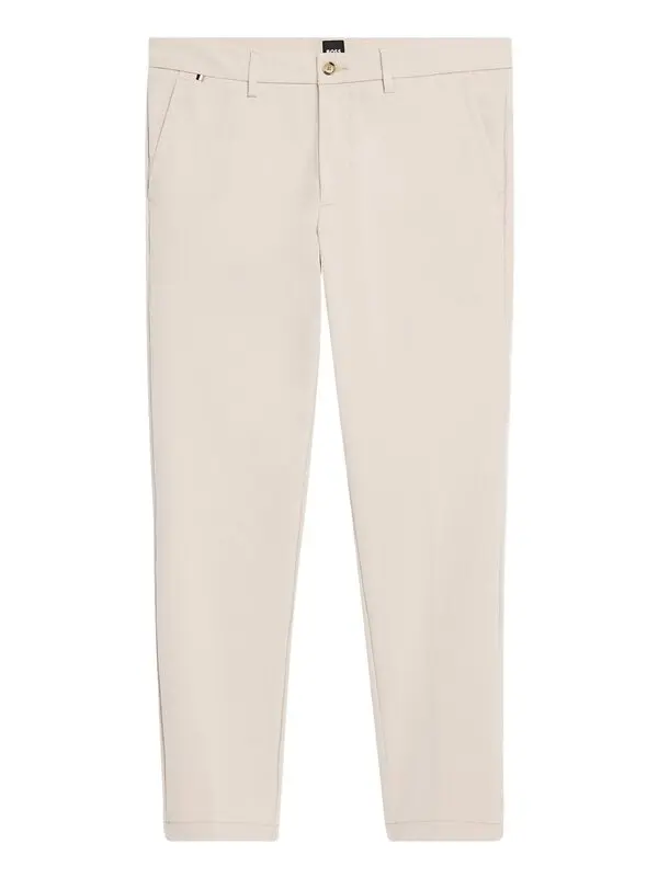BOSS Kaiton Slim-fit Trousers - Light Beige