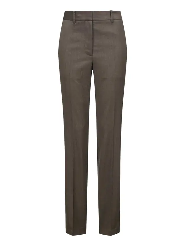 Helmut Lang Panelled Slim-fit Trousers - Brown