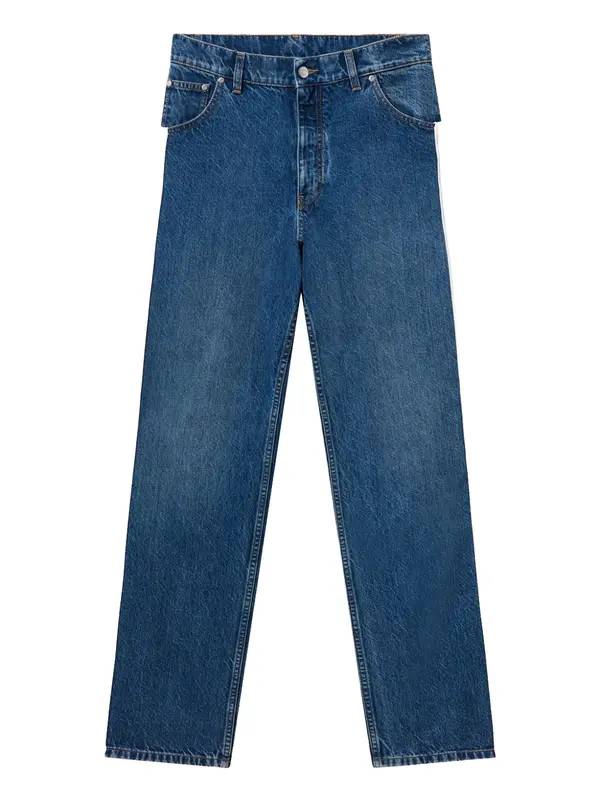 Stella McCartney Stripe-detailing Jeans - Blue