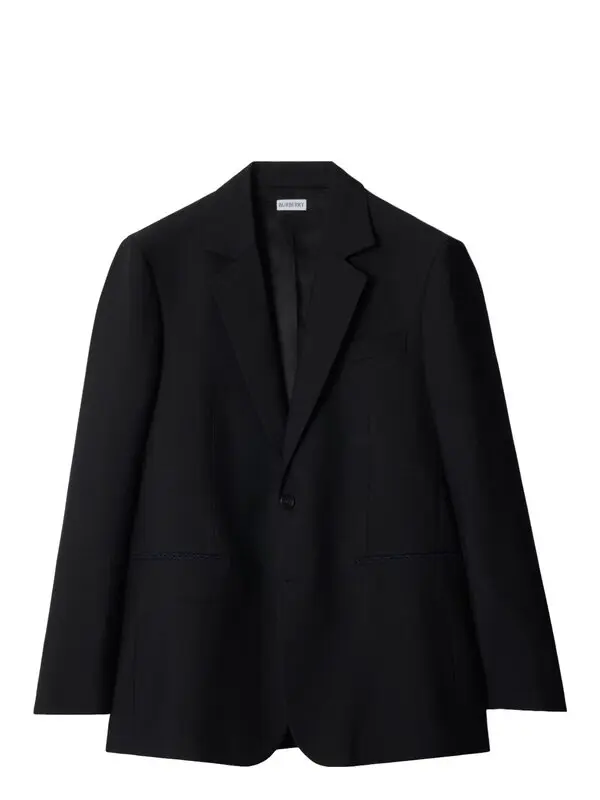 Burberry Wool Blazer - Black