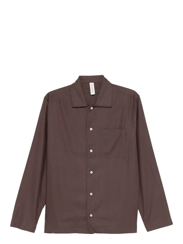 ANOTHER ASPECT Another Shirt 2.1 - Brown