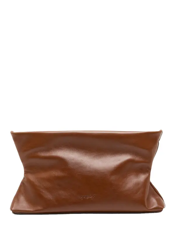 Marsèll Dipi Gathered Clutch - Brown