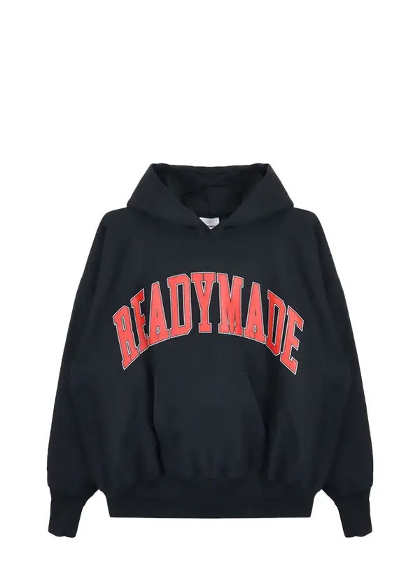 Readymade Logo-print Hoodie - Black