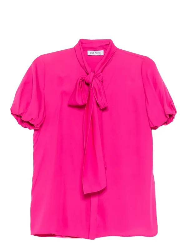 Dice Kayek Silk Blouse - Pink