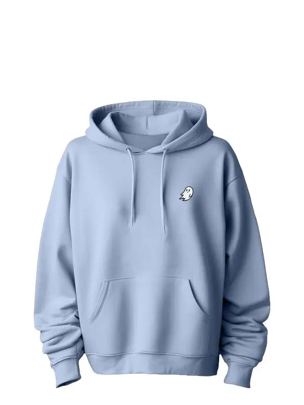 DALIX Classic Fit Fleece Hoodie - Light Blue