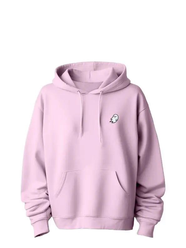 DALIX Classic Fit Fleece Hoodie - Light Pink