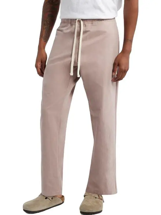STANDARD ISSUE Pd Cotton Blend Drawstring Slacker Pants - Antler