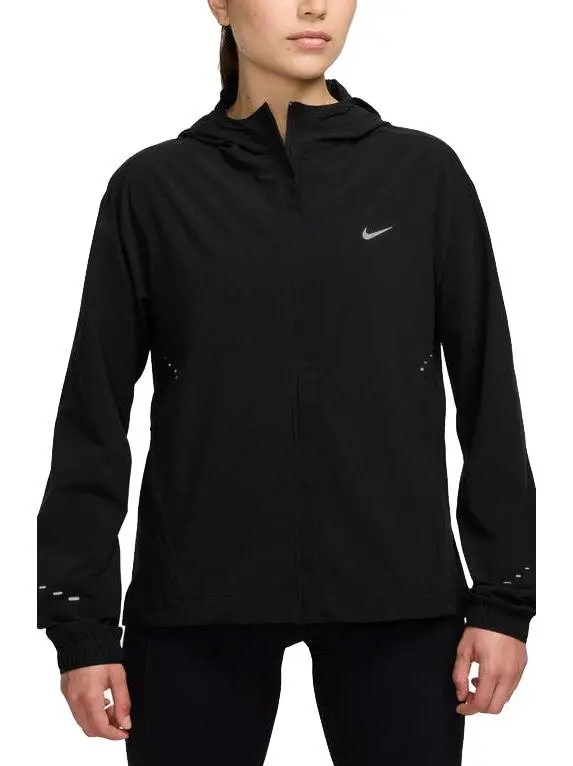 Nike Swift Repel Packable Running Jacket - 010 010 Black/reflective Silv