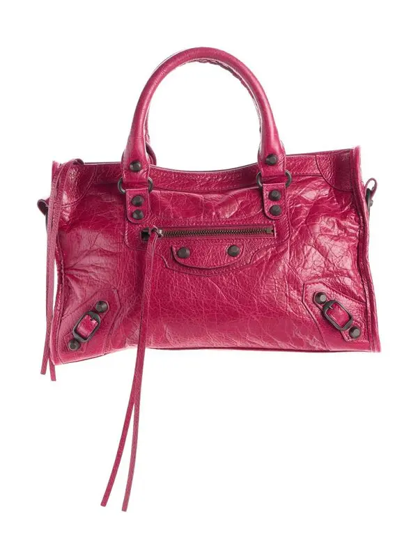 Balenciaga Small Le City Satchel - 5729 Framboise