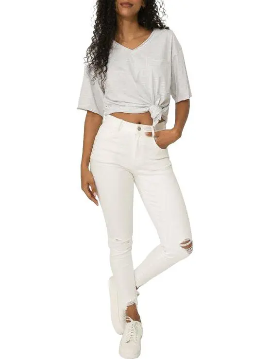 BELLE & BLOOM Skinny Dip Jeans - White