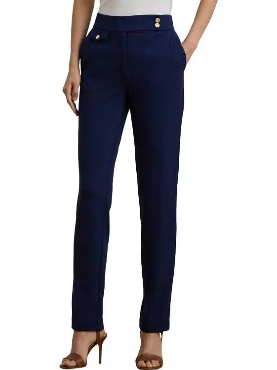Ralph Lauren Ponte Ankle Pants - Refined Navy