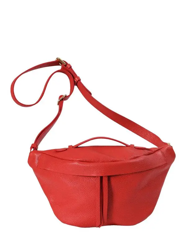 FOREVER & ALWAYS SHOES Leather Crossbody Bag - Red Leather