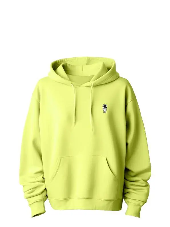DALIX Astronaut Fleece Hoodie - Safety Green