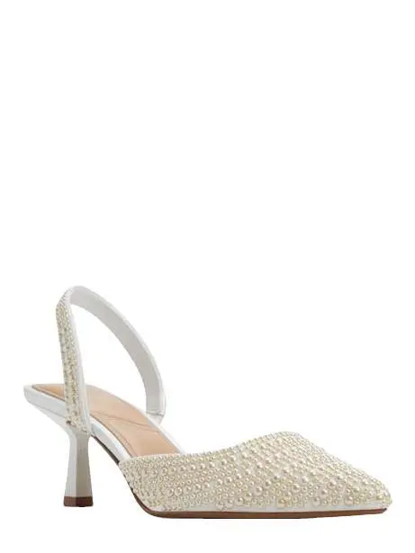 Aldo Brizza Slingback Pumps - White