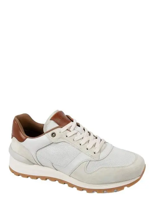 ANTHONY VEER Edward Runner Sneakers - White Cognac