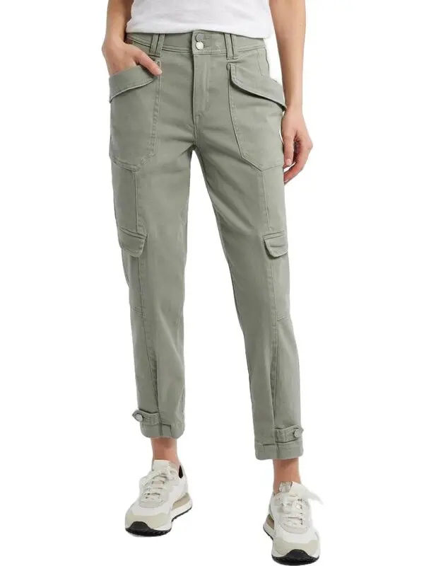 Wit & Wisdom Ab'solution High Waist Cargo Pants - Deep Seagrass