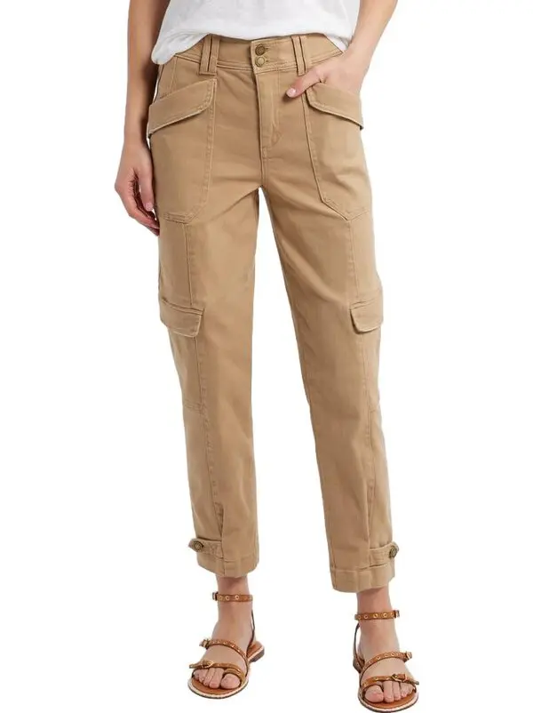 Wit & Wisdom Ab'solution High Waist Cargo Pants - Warm Sand