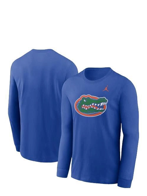 JORDAN BRAND Florida Gators Primary Logo Long Sleeve T-shirt - Royal