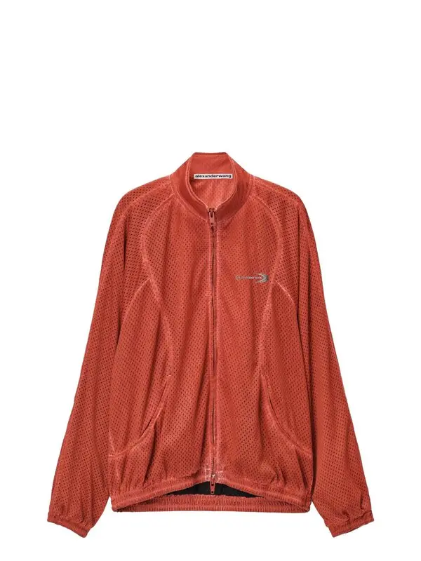 Alexander Wang Mesh Track Jacket - Orange