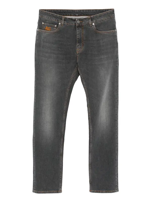 Etro Straight-leg Jeans - Grey
