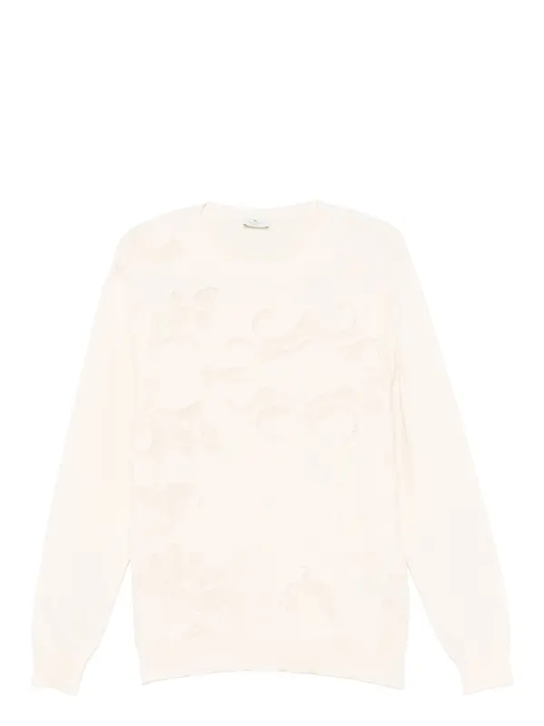 Etro Patterned Jacquard Sweater - Neutrals