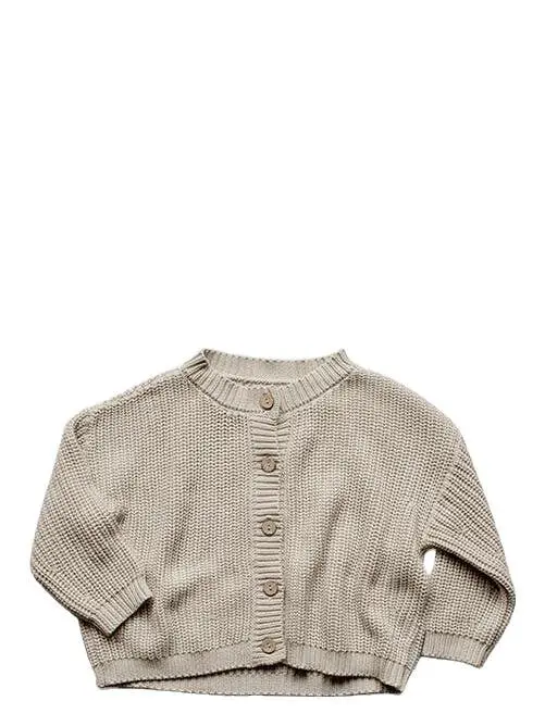 THE SIMPLE FOLK Chunky Cardigan - Oatmeal
